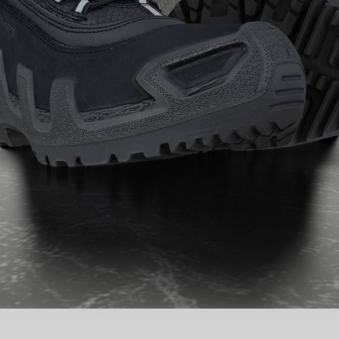 3D model VANEDA 3D BOOTS - BLACK VR / AR / low-poly | CGTrader