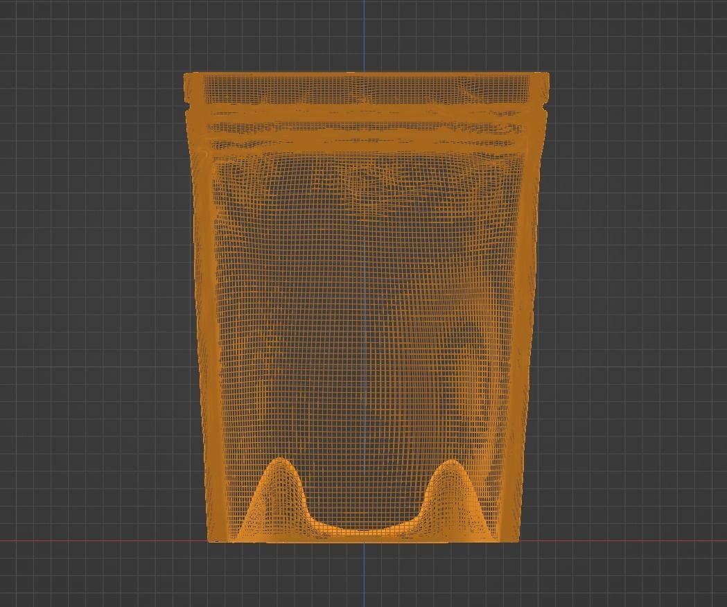 Stand-Up Zipper Pouch Packaging 3D model 3D model rigged | CGTrader
