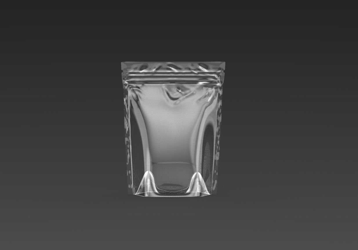 Stand-Up Zipper Pouch Packaging 3D model 3D model rigged | CGTrader