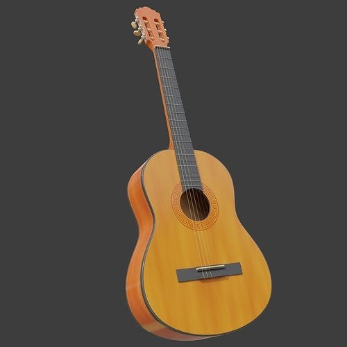 Classical Guitar 3D model | CGTrader