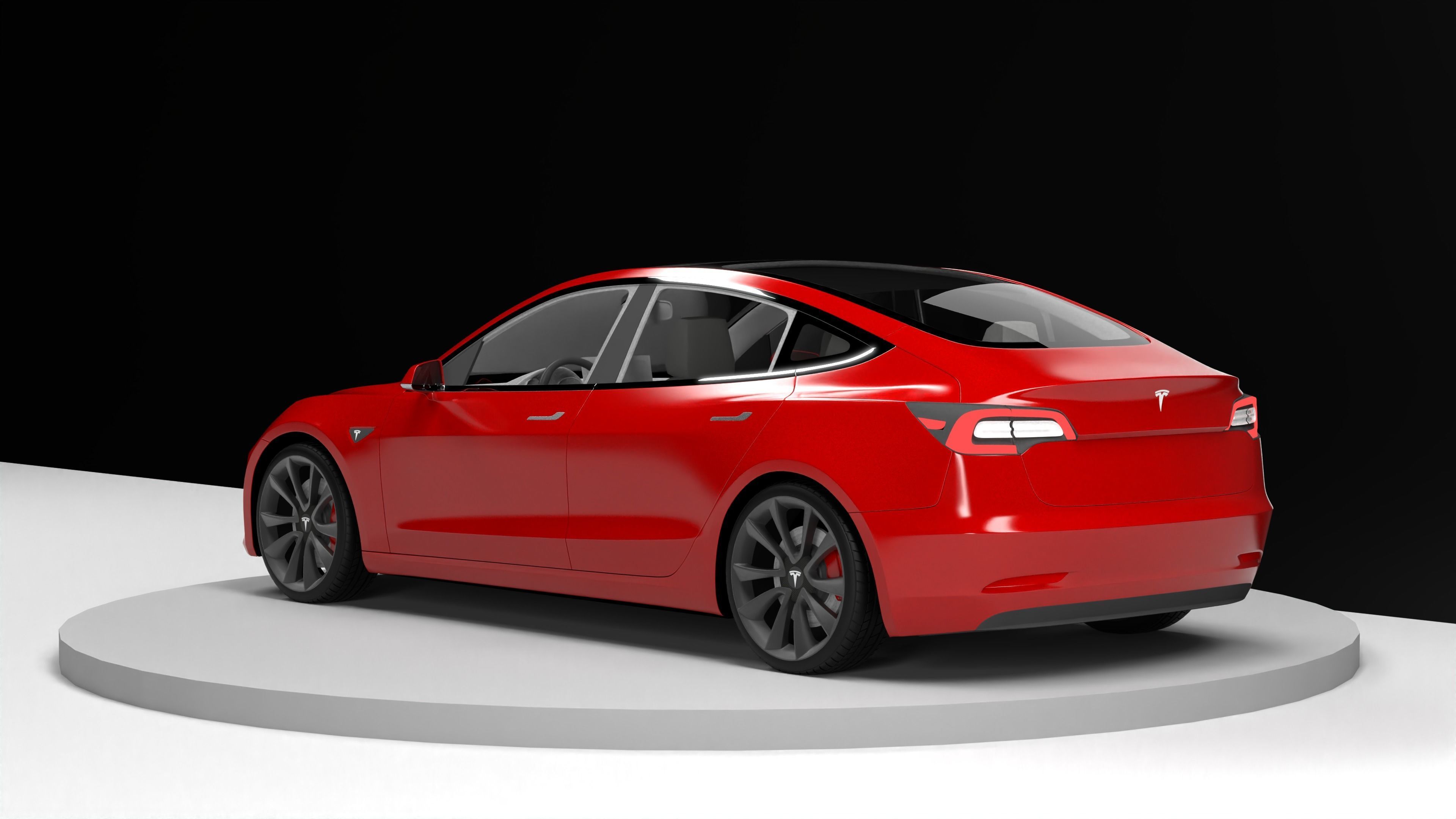 Tesla Model 3 3D model | CGTrader