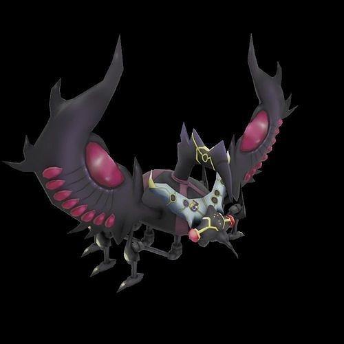 3D model Number 3 Cicada King VR / AR / low-poly | CGTrader