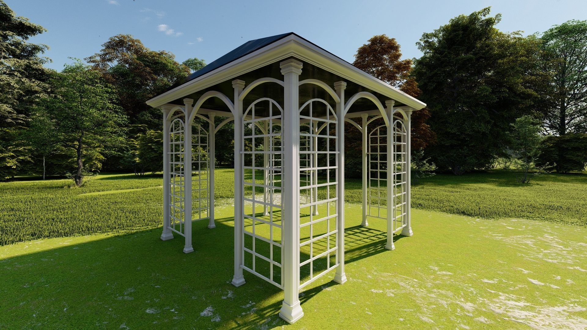 Gazebo 3D model | CGTrader