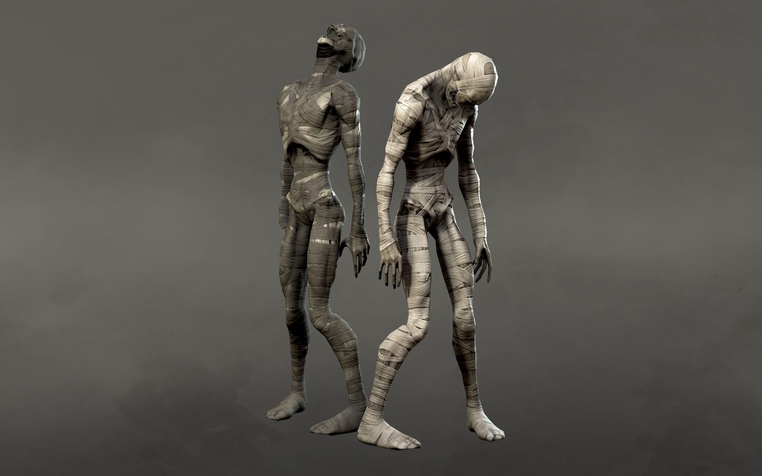 3D Model Collection Creep Creatures - Animated Lowpoly Characters with ...