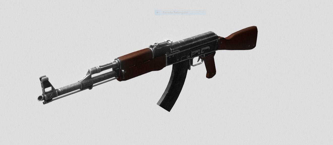 AK-47 Gun 3D model | CGTrader