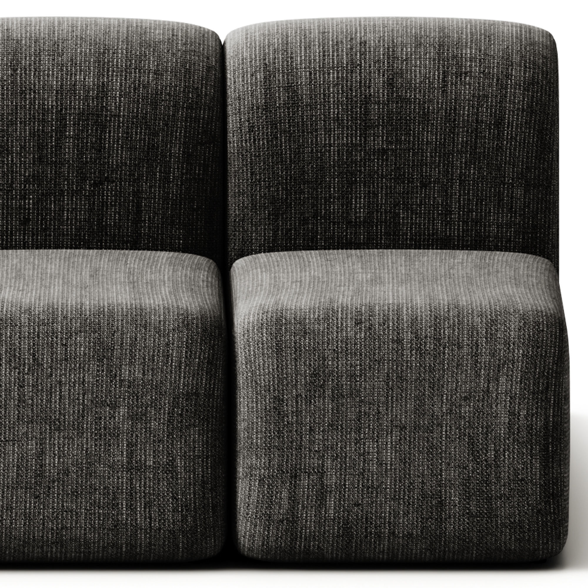 Bla Station Bob Modul Sofa with Plexiglass Divider 3D model | CGTrader