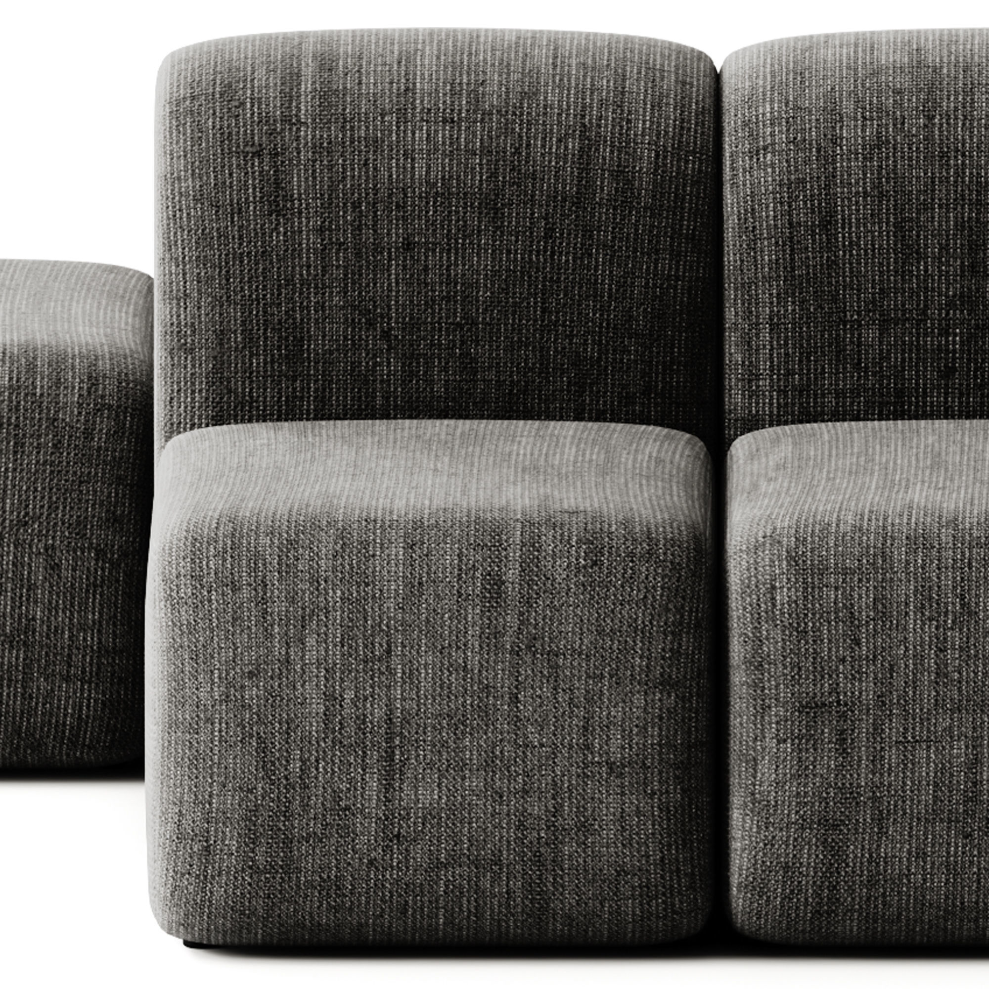 Bla Station Bob Modul Sofa with Plexiglass Divider 3D model | CGTrader