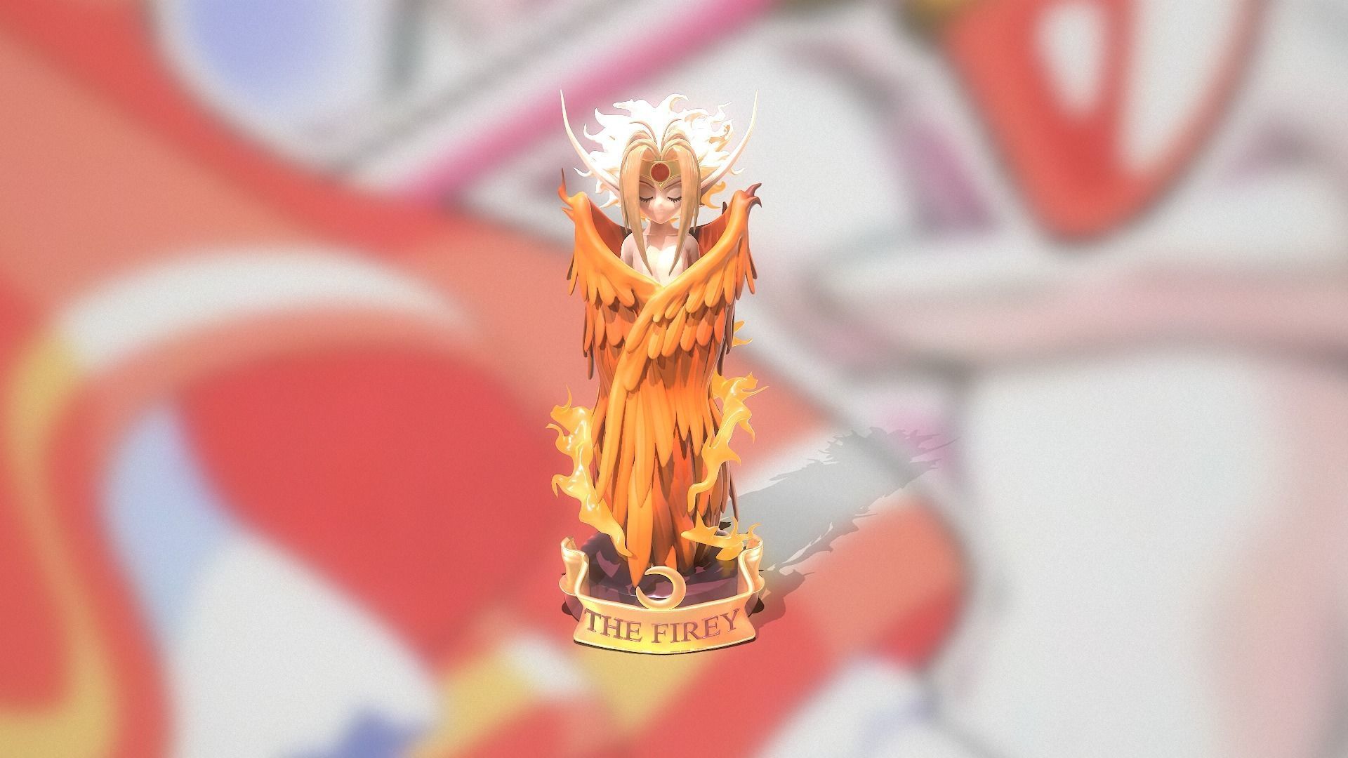 The Firey Sakura CardCaptor 3D model 3D printable | CGTrader