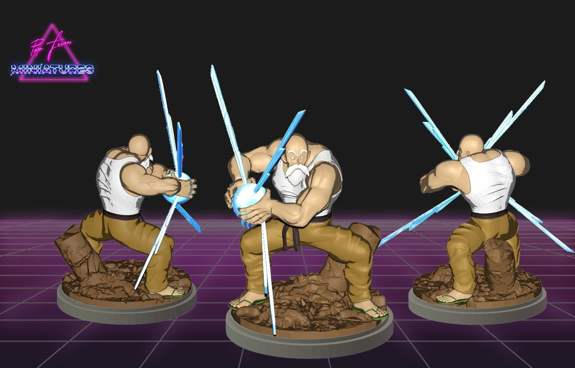 Master Roshi Buffed figure from Dragon Ball Super 3D print model 3D ...