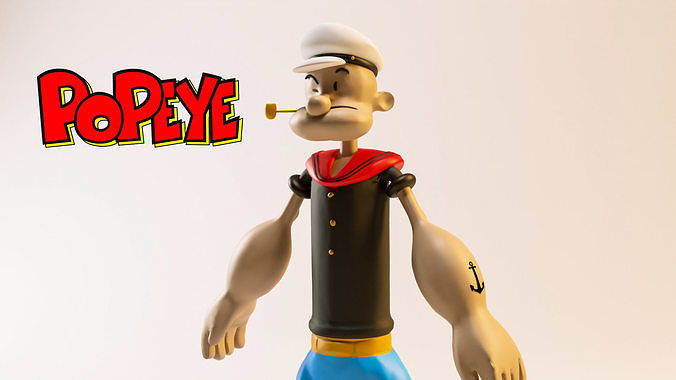 Popeye 3D model | CGTrader