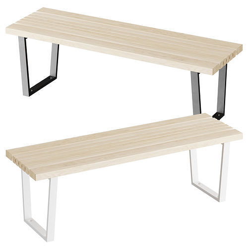 Punto Design BOSTON Bench 3D model | CGTrader