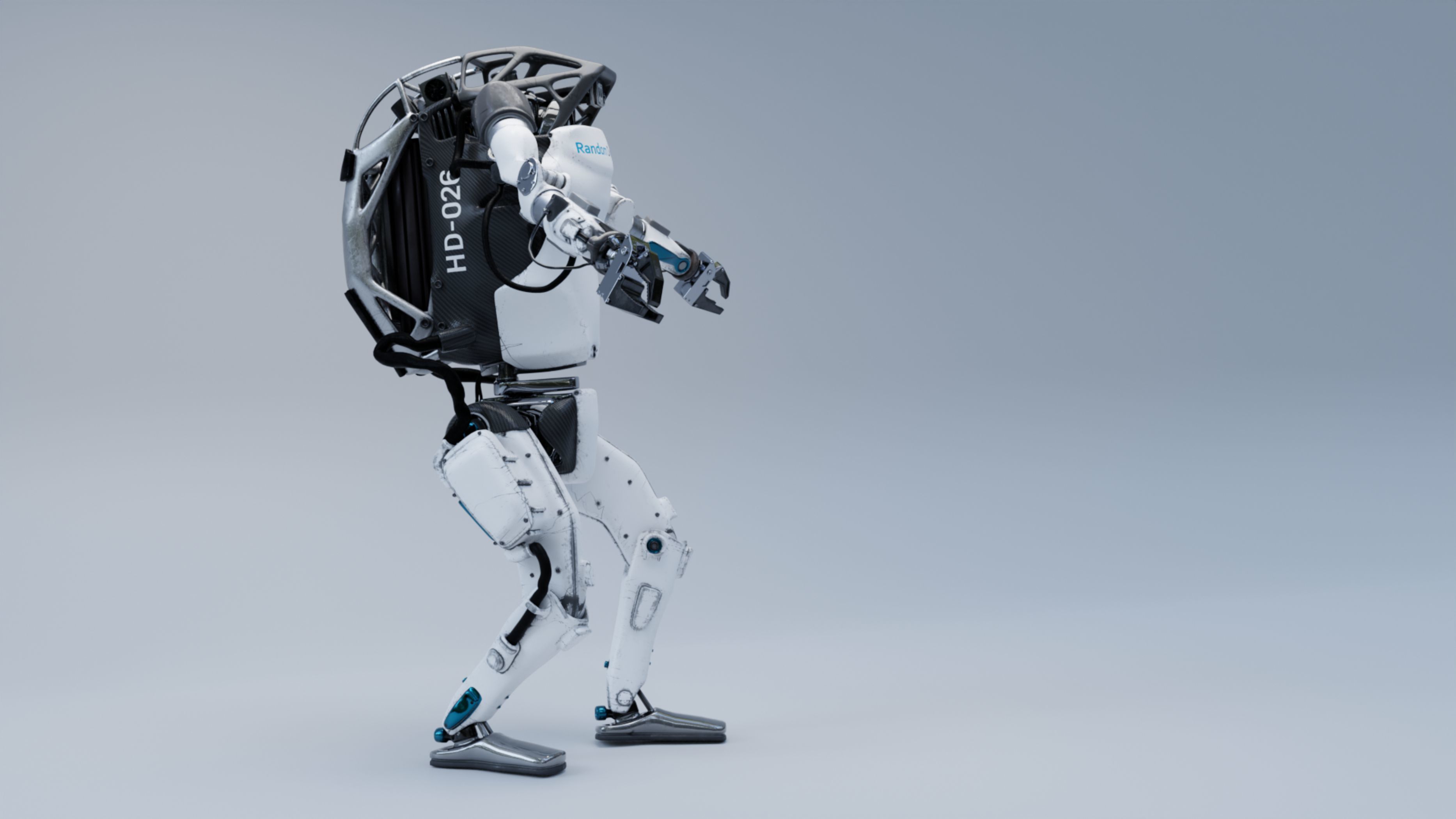 Atlas Robot Boston Dynamics full rigged animated 3D model animated ...