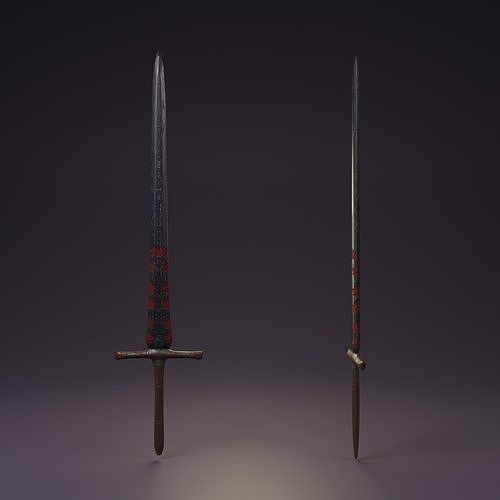 3D model old sword VR / AR / low-poly | CGTrader
