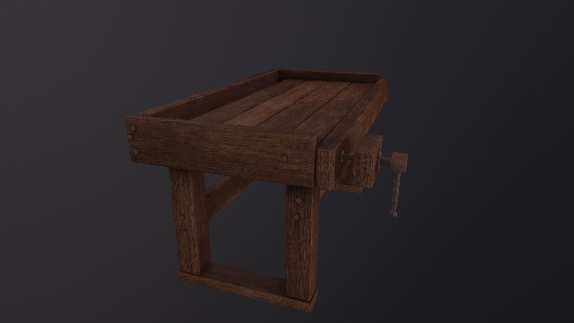 3D model WorkBench 3D Model VR / AR / low-poly | CGTrader