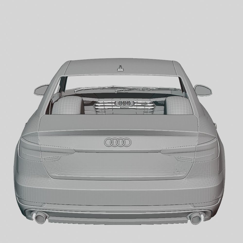 Audi A4 Sedan 2016 Printable Body 3D model 3D printable | CGTrader