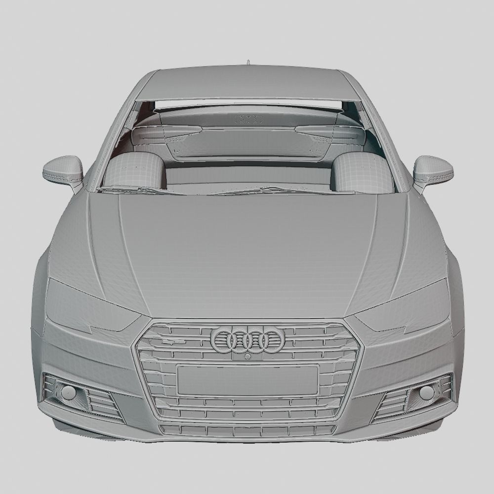 Audi A4 Sedan 2016 Printable Body 3D model 3D printable | CGTrader