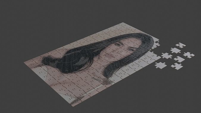 3D model Megan Fox Puzzle VR / AR / low-poly | CGTrader