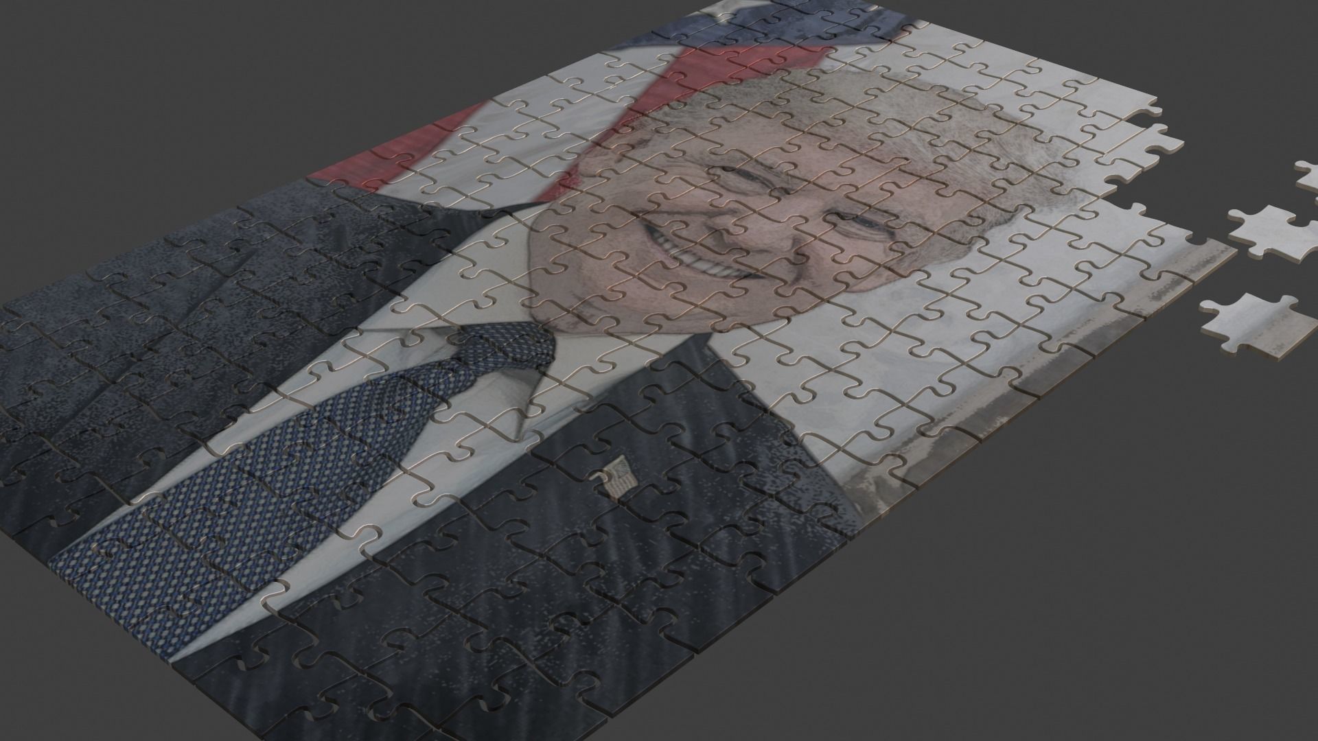 3D model Donald Trump Puzzle VR / AR / low-poly | CGTrader