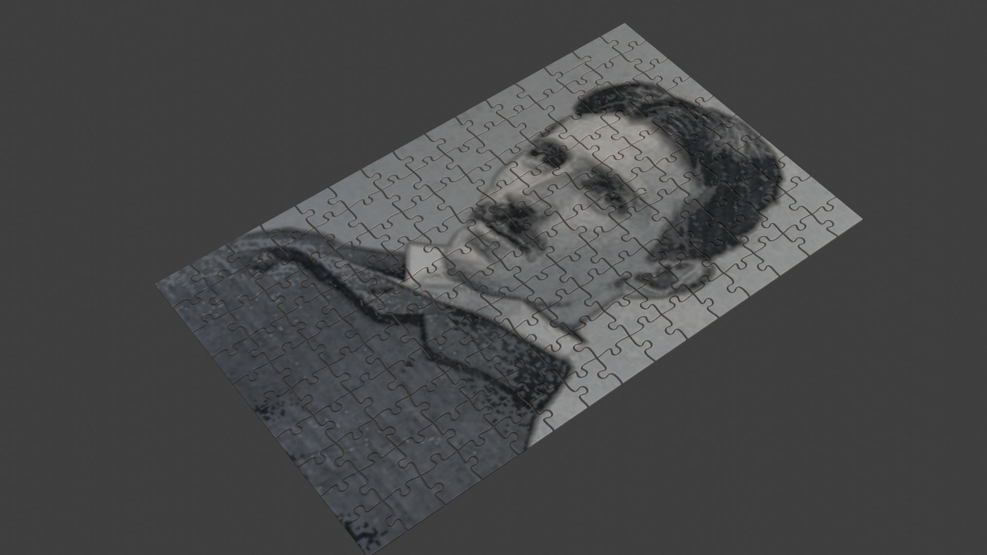 3D model nicola tesla Puzzle VR / AR / low-poly | CGTrader