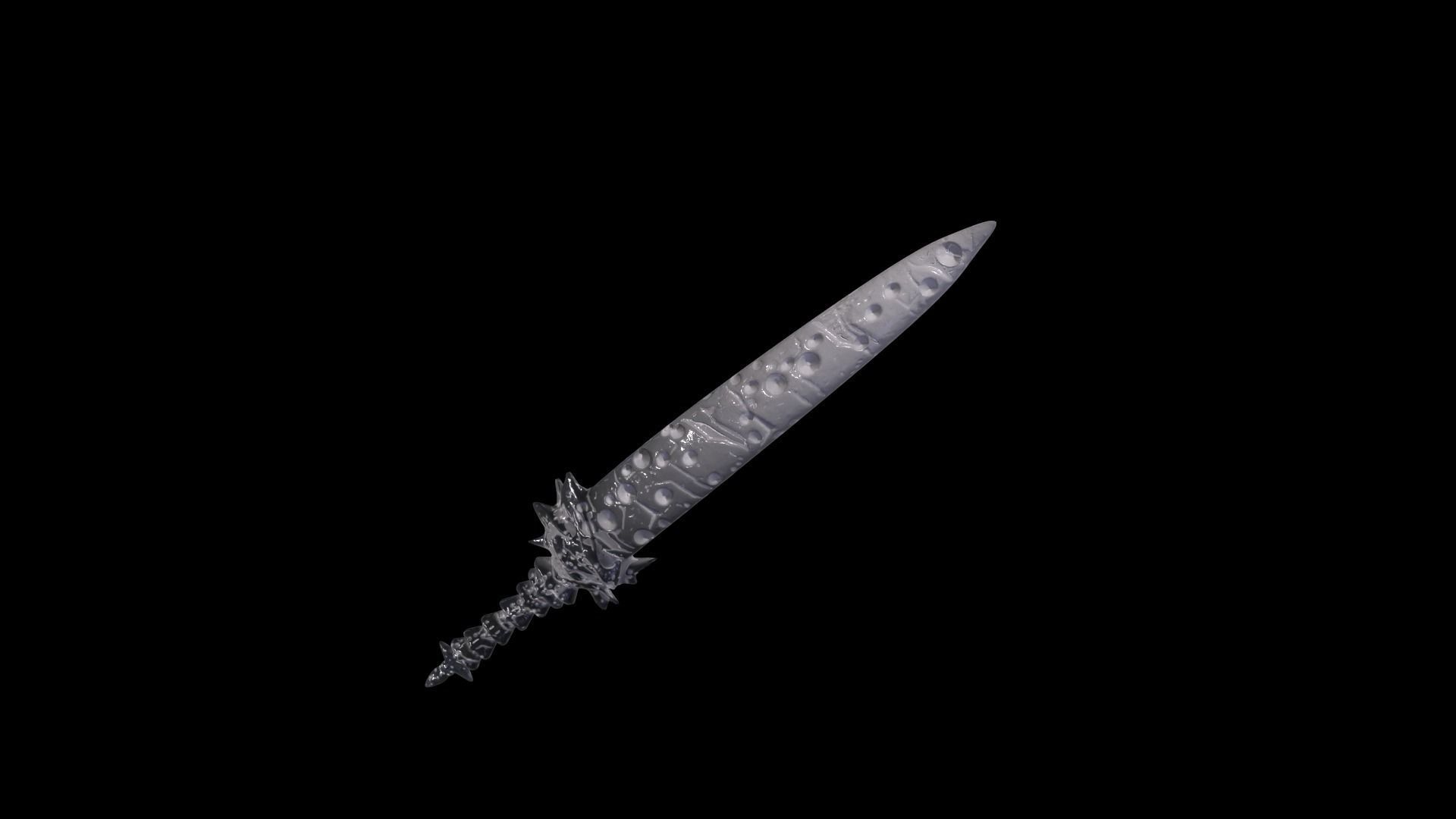 3D model Fantasty sword Moonblade VR / AR / low-poly | CGTrader