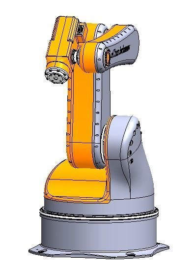 5 axis industrial robot 3D model | CGTrader