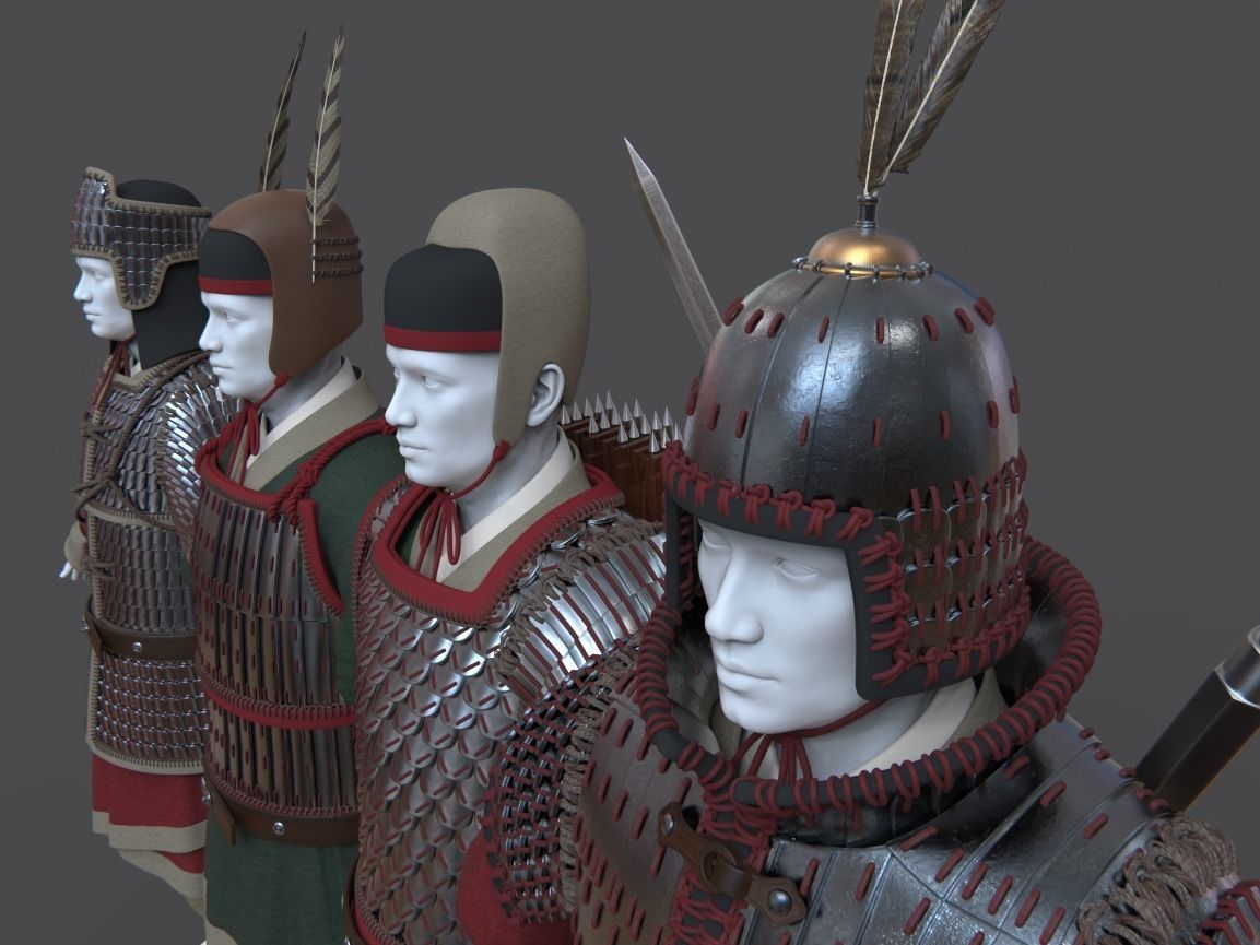 05-Ancient Chinese Armor-Han dynasty 3D model | CGTrader