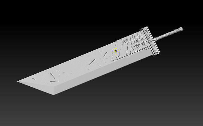 character weapon 3D model 3D printable | CGTrader