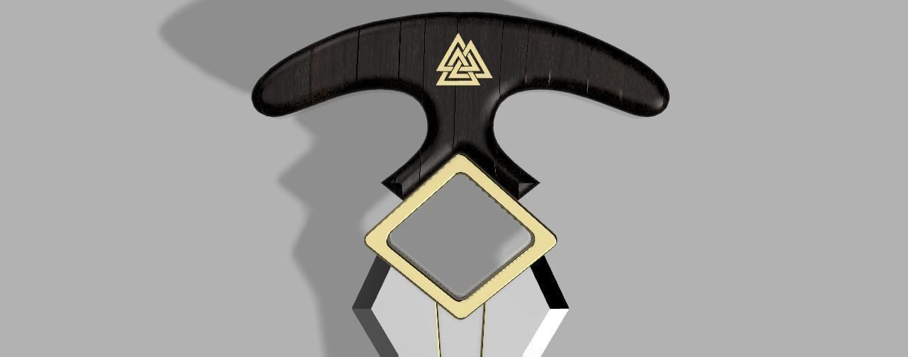 Loki Odinsons Push Dagger 3D model 3D printable | CGTrader