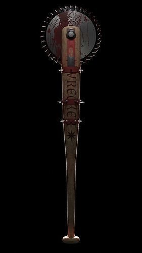 Post Apocalyptic Bat 3D model | CGTrader