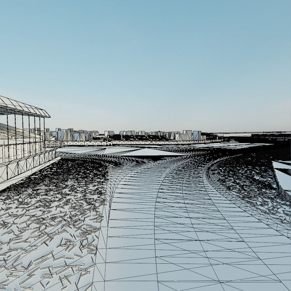 3D model Silverstone Circuit - International Segment - UK VR / AR / low-poly | CGTrader