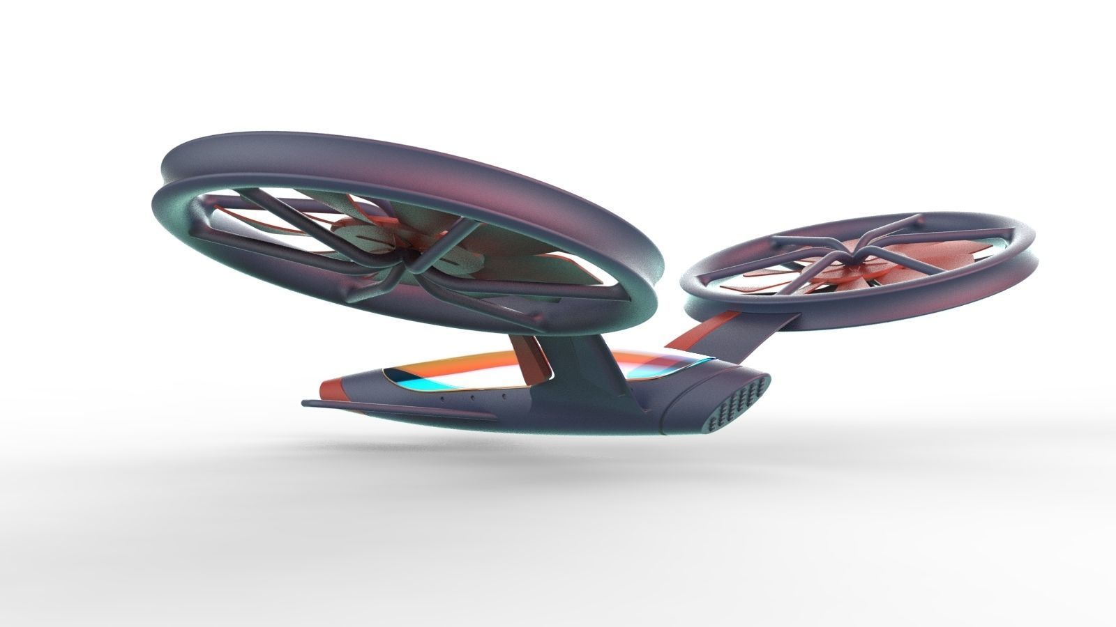 3D model Flying Car VR / AR / low-poly | CGTrader