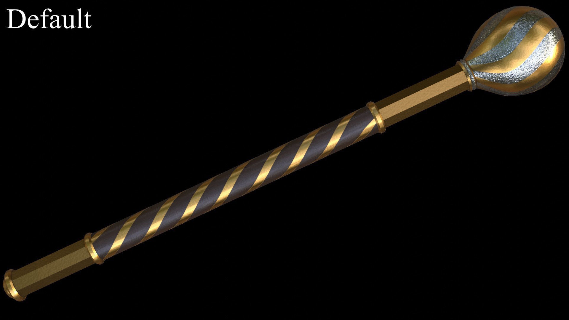 3D model Cossack Ceremonial Mace Bulava VR / AR / low-poly | CGTrader