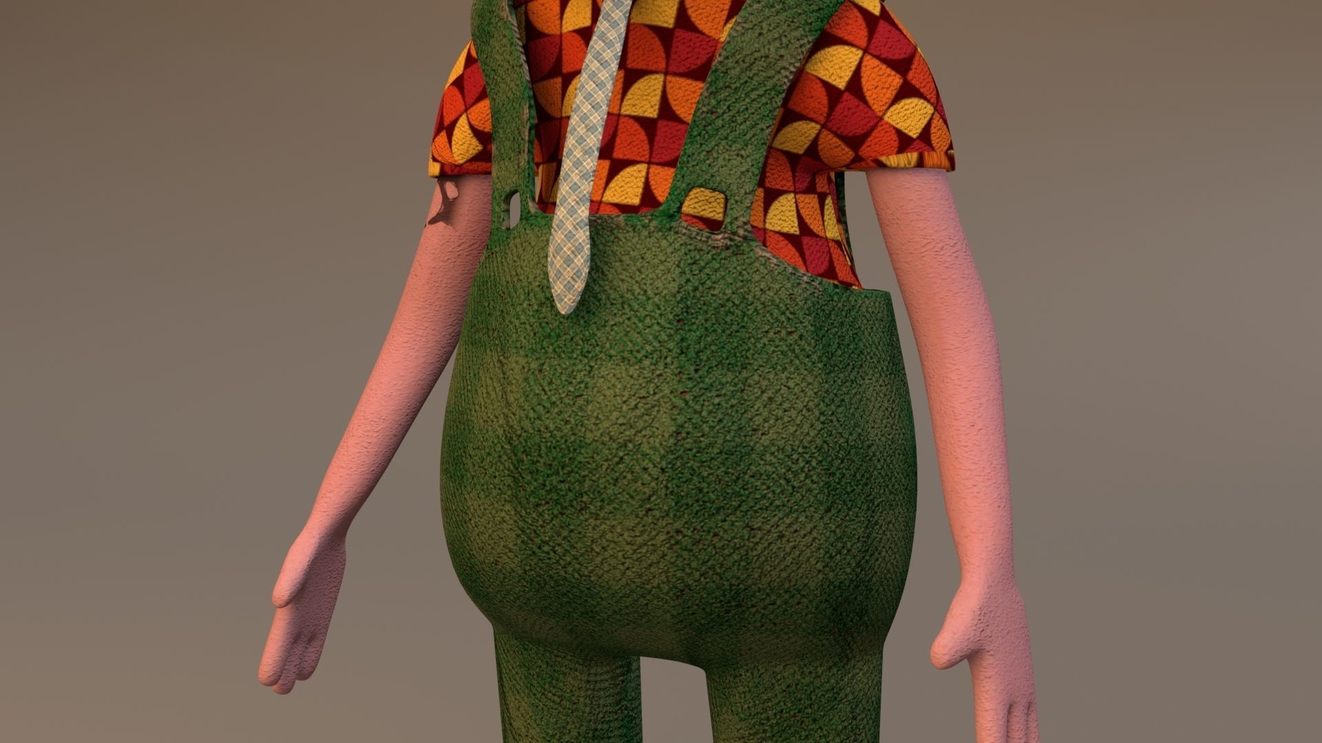 3D model old man character VR / AR / low-poly | CGTrader