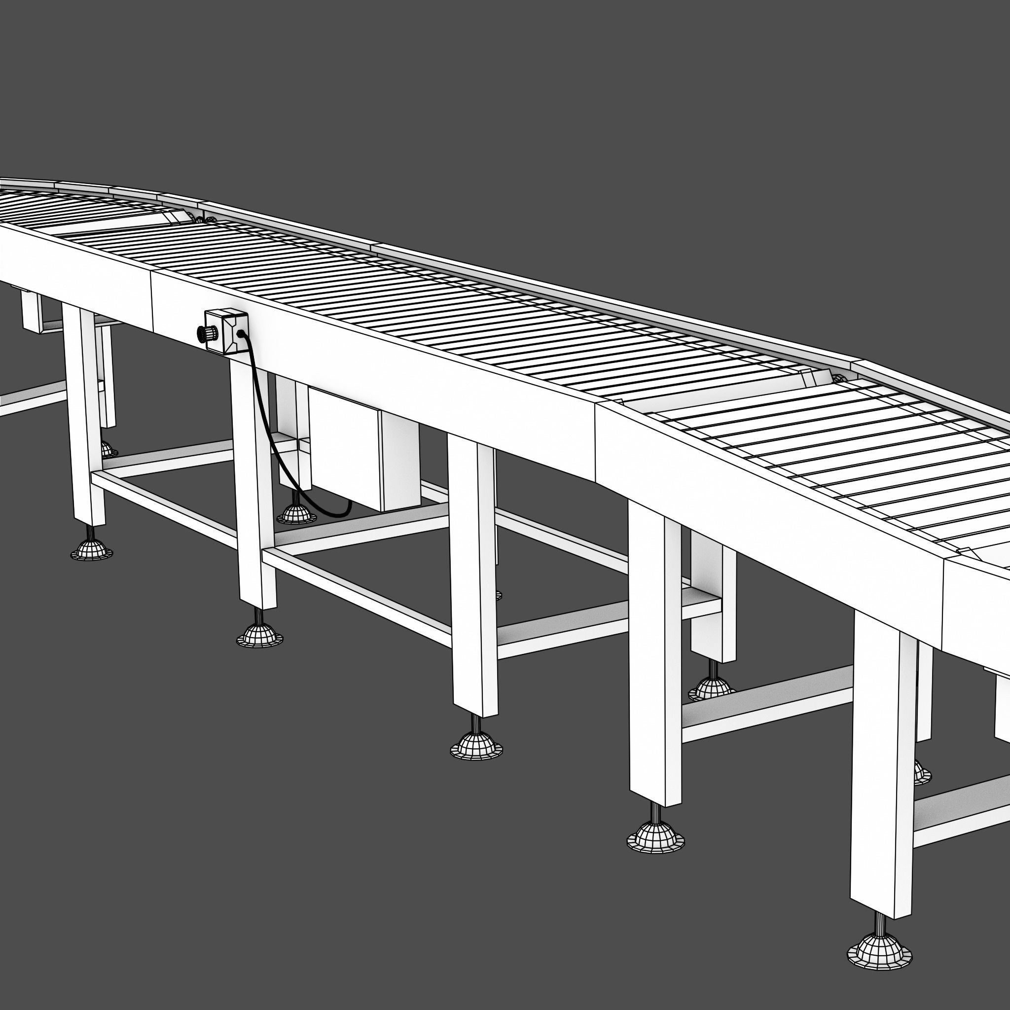 3D model Conveyor VR / AR / low-poly | CGTrader