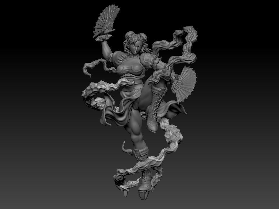 Chun li Street Fighter 3D model | CGTrader