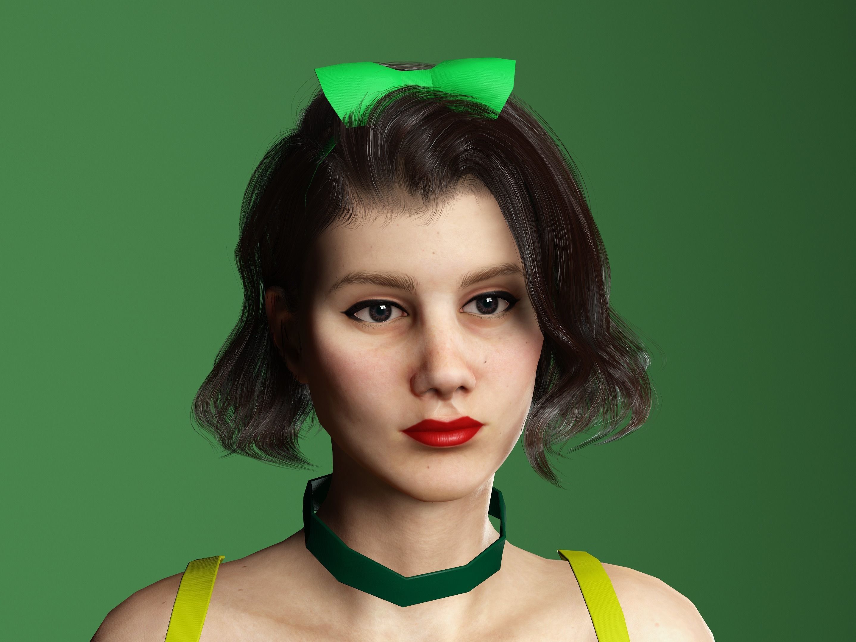 3D model Drizella the stepsister-Female character VR / AR / low-poly ...