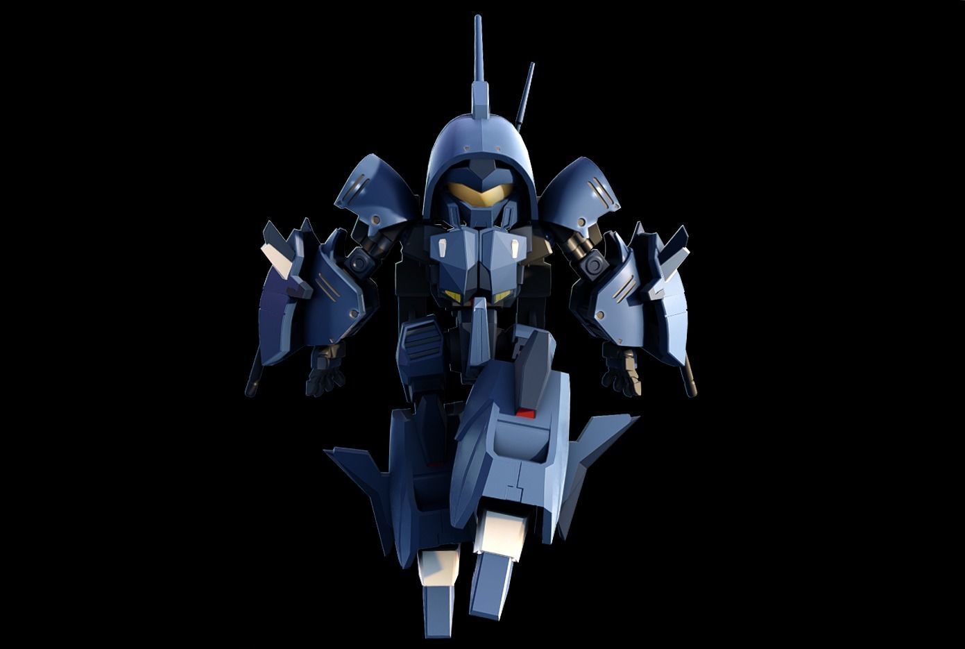 Bee Style Asshimar and Quelimar variant Gundam 3D model 3D printable ...