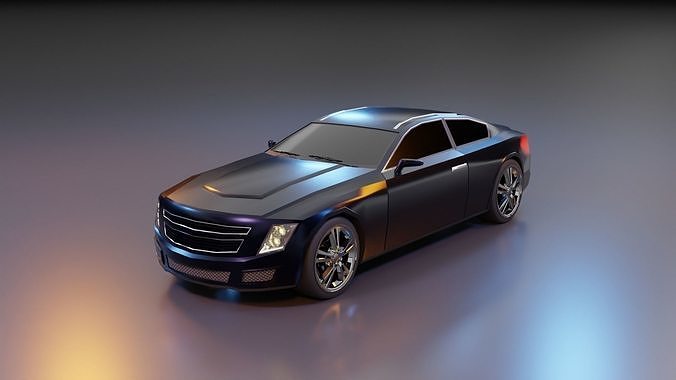 3D model Car - Cadillac VR / AR / low-poly | CGTrader