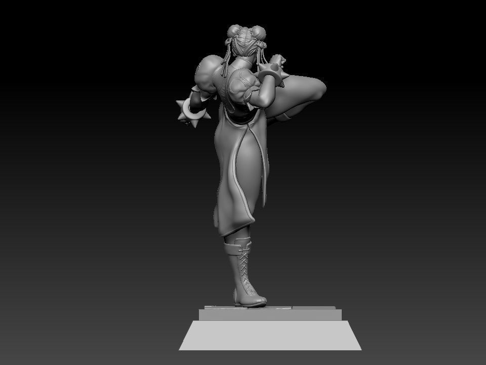 Chunli Street fighter For 3d printing 3D model | CGTrader