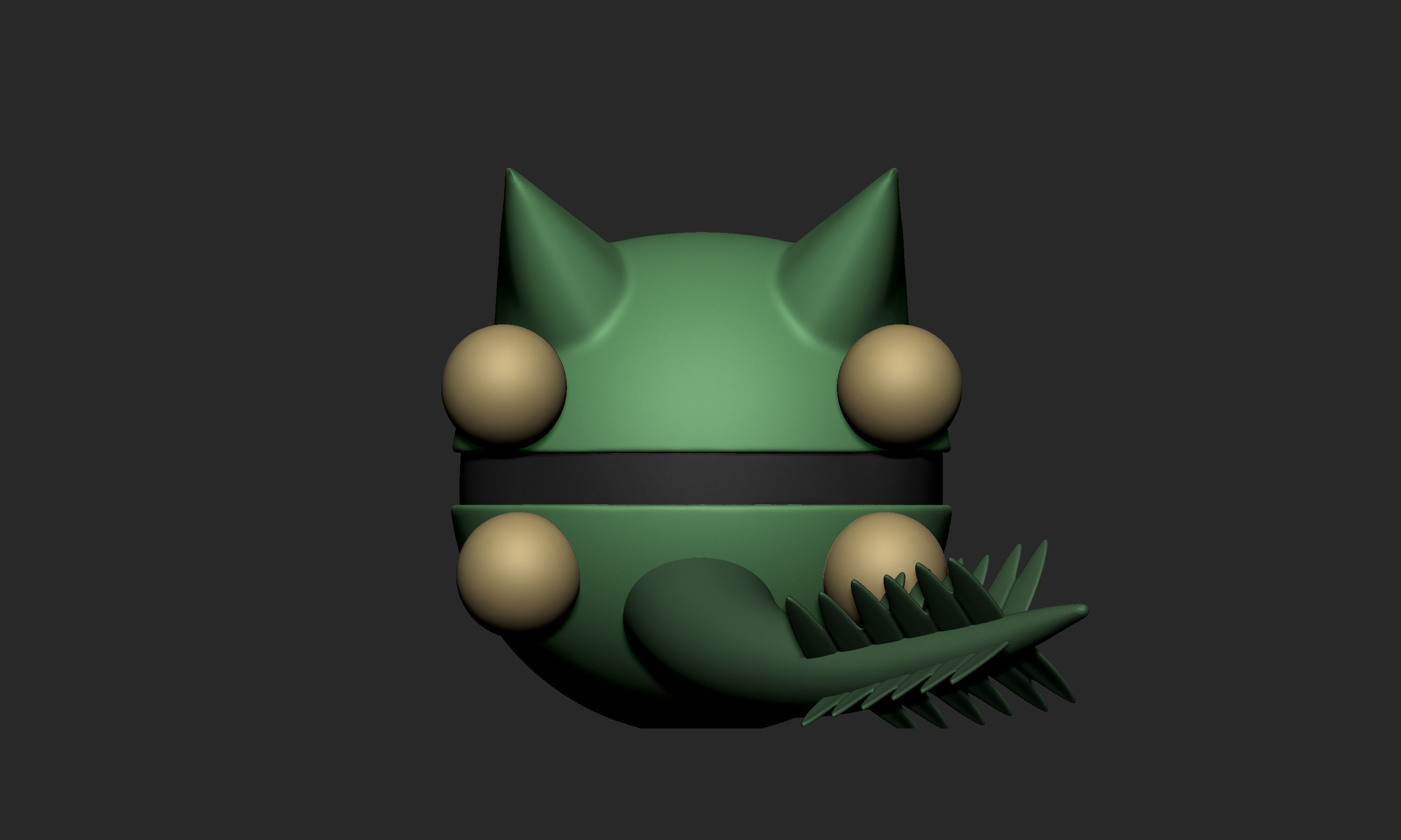 Pokemon Sceptile Pokebal 3D model 3D printable | CGTrader