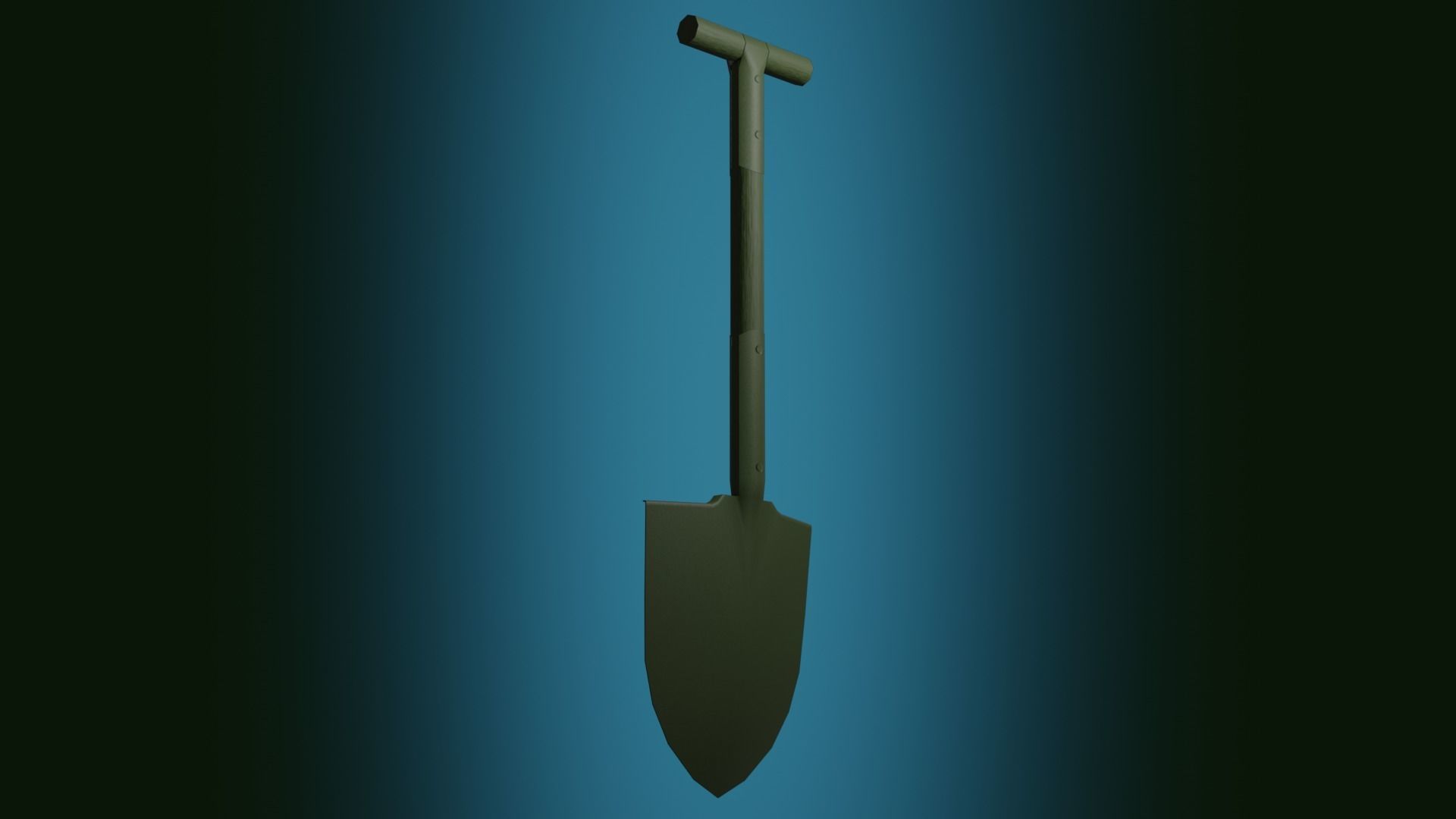 3D model Military spade M-1910 VR / AR / low-poly | CGTrader