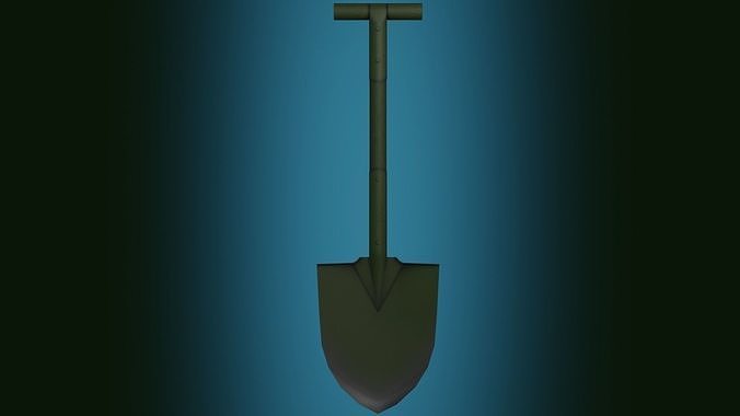 3D model Military spade M-1910 VR / AR / low-poly | CGTrader