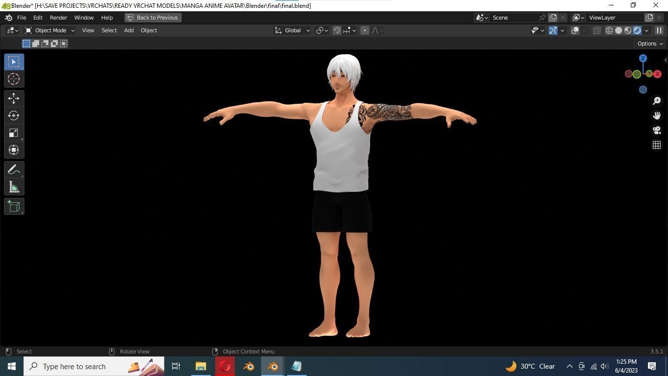 3D model MANGA ANIME VRCHAT AVATAR VR / AR / low-poly | CGTrader