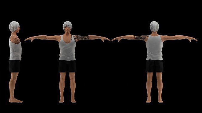 3D model MANGA ANIME VRCHAT AVATAR VR / AR / low-poly | CGTrader