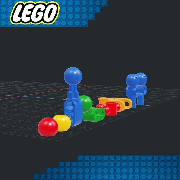 Lego - Beams Ball Cup 3D model 3D printable | CGTrader