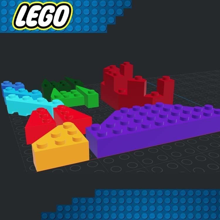 Lego - Bricks Special Angles 3D model 3D printable | CGTrader