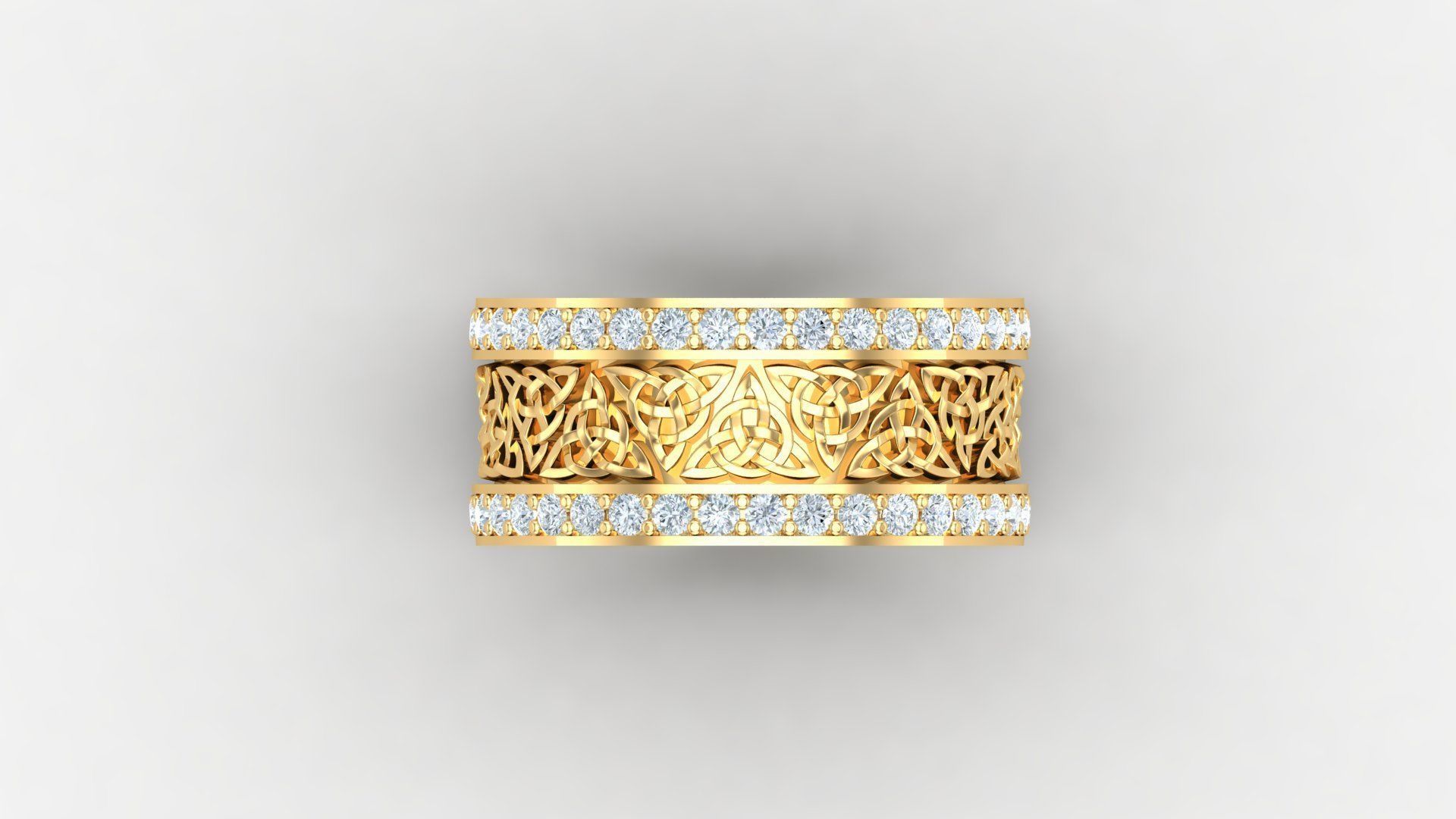 Diamond Man Ring Cad MR 151 3D model 3D printable | CGTrader