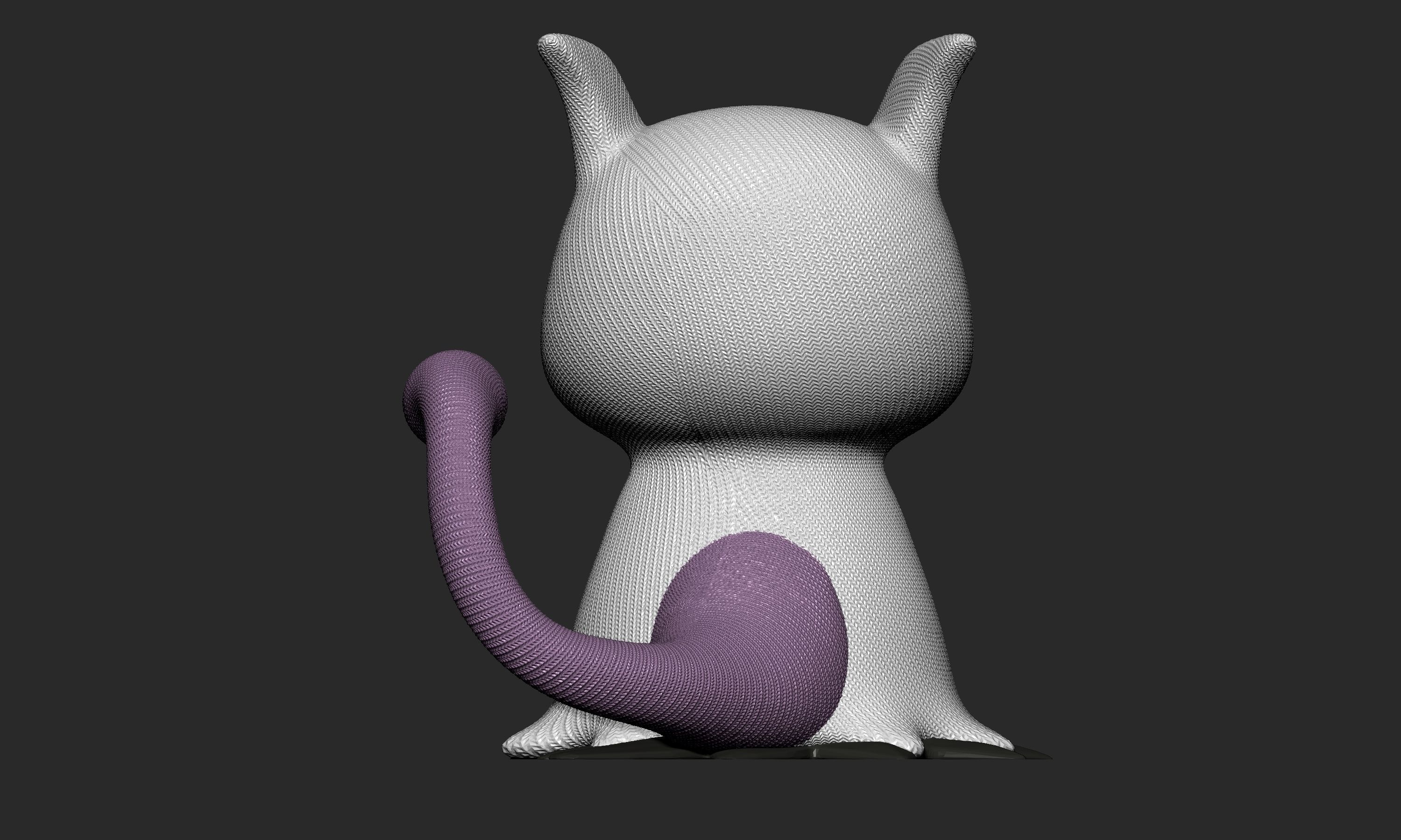 Pokemon - Mimikyu Mewtwo 3D model 3D printable | CGTrader