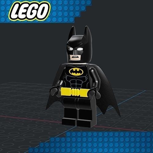 Lego - Batman 3D model 3D printable | CGTrader