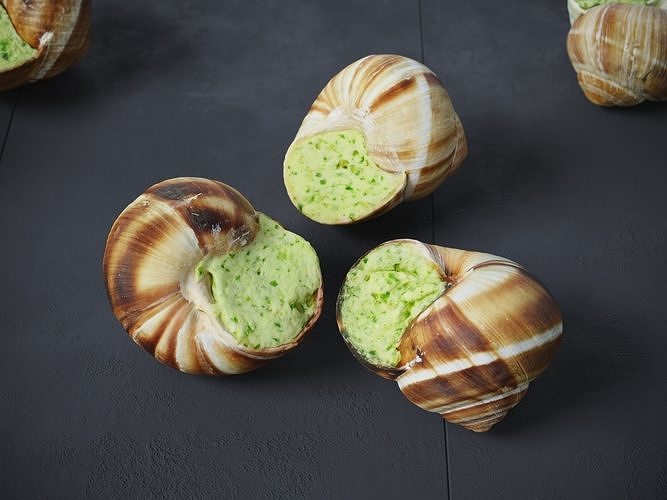 3D model Escargots VR / AR / low-poly | CGTrader